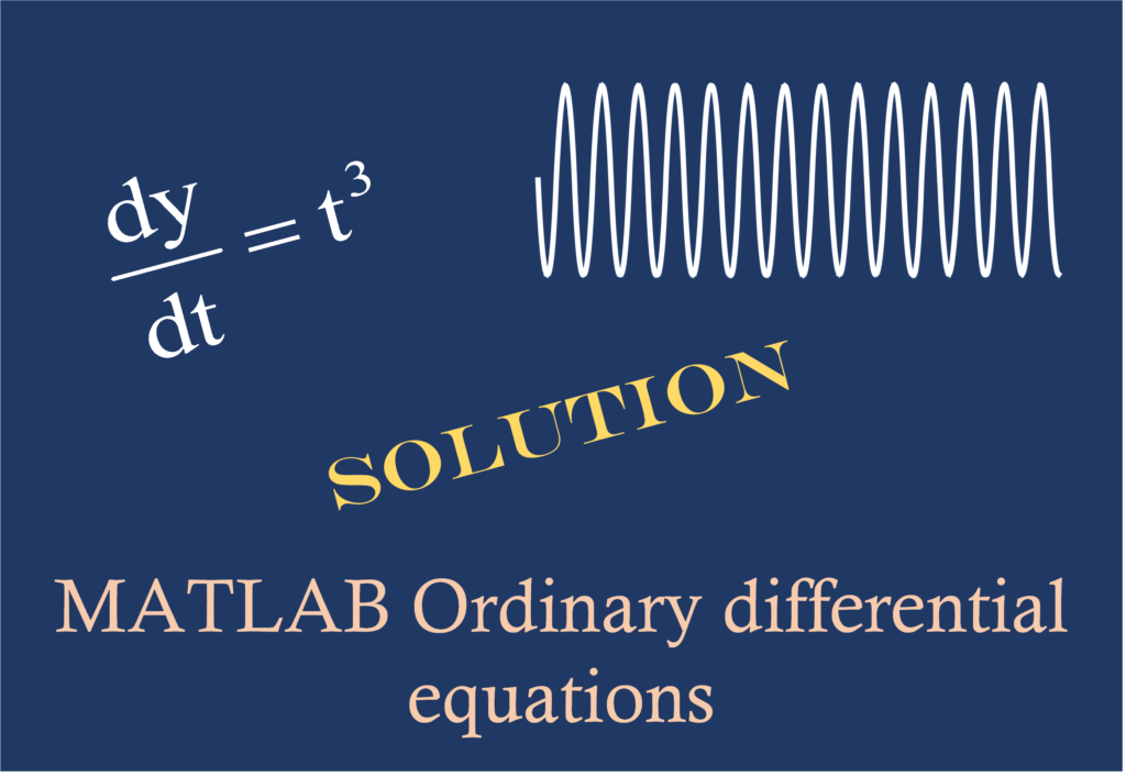 MATLAB Ordinary Differential Equations ElectricalWorkbook