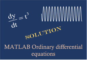 MATLAB Ordinary differential equations - ElectricalWorkbook