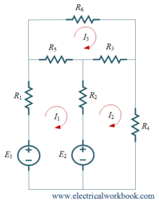 Mesh Analysis (theory, steps & examples) - Electricalworkbook