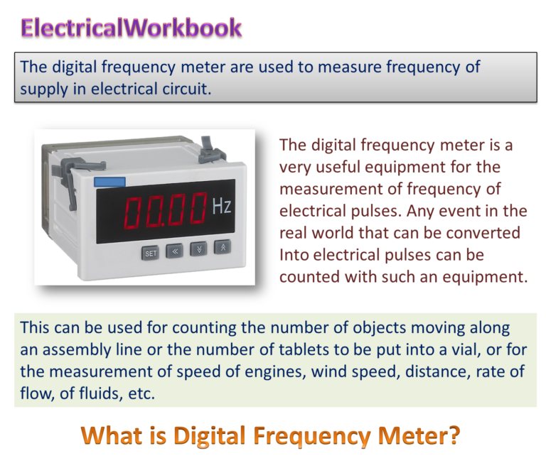 What is Digital Frequency Meter? Working Principle & Block Diagram ...