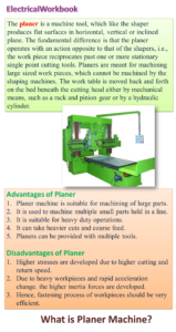What is Planer Machine? Working, Parts, Diagram & Advantages ...