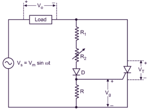 Resistance (R) Firing Circuit (or Triggering Circuit) of SCR (Thyristor ...